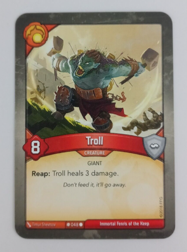 2018 Keyforge Call of the Archons Troll #048 (B) | eBay
