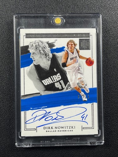 DIRK NOWITZKI 2020-21 PANINI IMPECCABLE IMMORTAL INK AUTOGRAPH AUTO 01/ ...