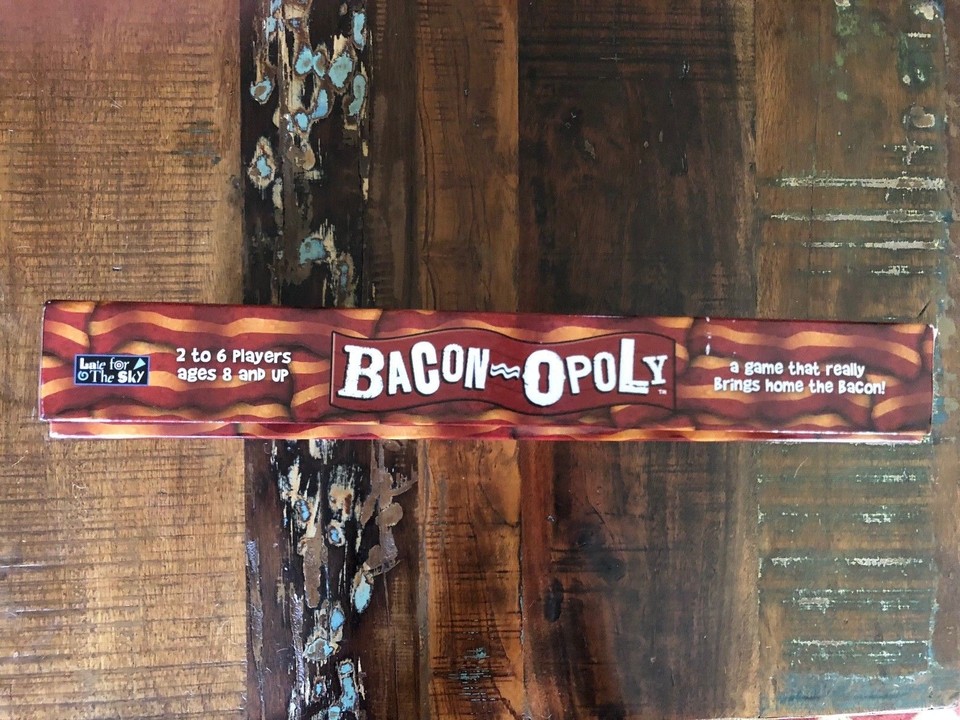 Bacon-Opoly BaconOpoly A Delicious Bacon Themed Monopoly Game | eBay