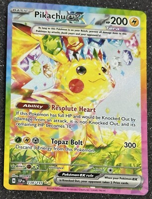 Pikachu ex 238/191 Sv08: Surging Sparks Holo | eBay