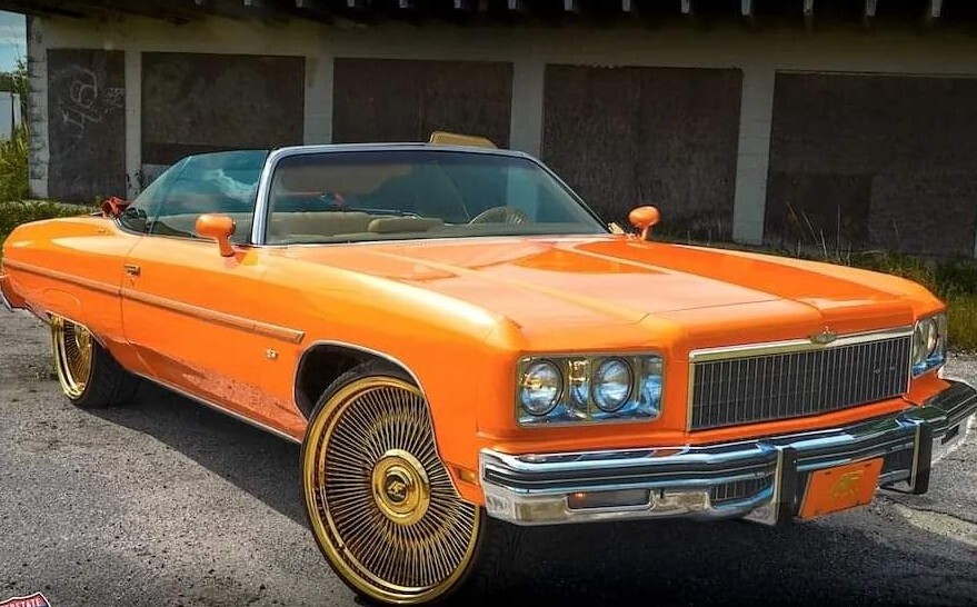 1974 1975 chevrolet caprice Round Glass LED Headlight Set of 4 Donk | eBay