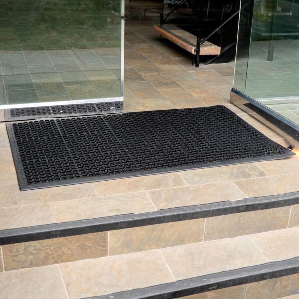 Envelor Commercial Floor Mat 36"x 60"Rubber Non-Slip Anti Fatigue Black ...