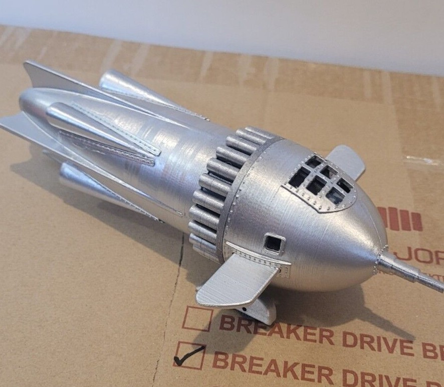 Flash Gordon Zarkov Rocket Ship Model 1:144 scale 310mm | eBay UK