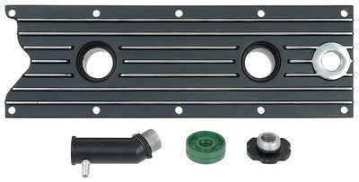 Aluminum LS Series Engine Valley Plate with Oil Fill Hole & Sensor ...