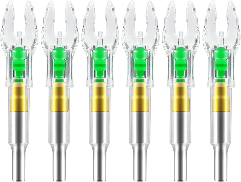 6PCS X Lighted Nocks for Arrows with .204 .233 .244 .246 Inside ...