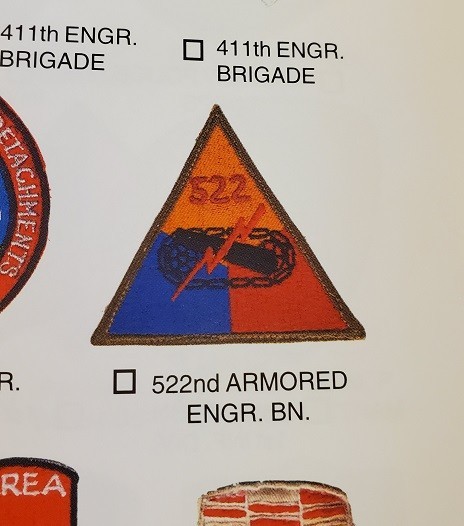 522 ARMORED ENGINEER BN. ARMY, ARMOR | eBay