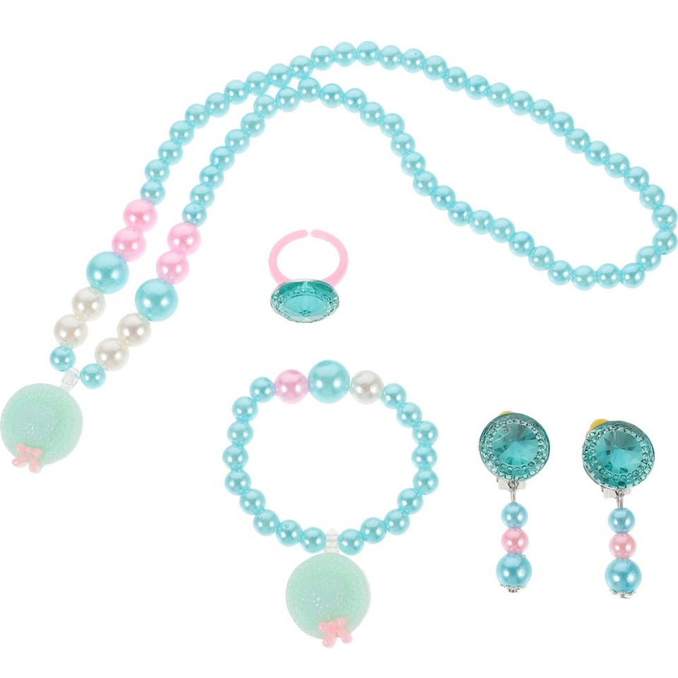 1 Set Play Jewelry Toy for Girls Children Dressing Up Faux Jewelry Toy ...