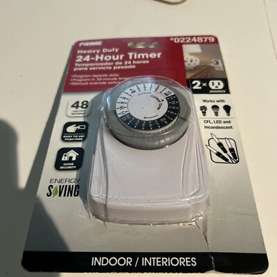 Utilitech 2 Outlet Timer 0224879 New Factory Sealed Package | eBay