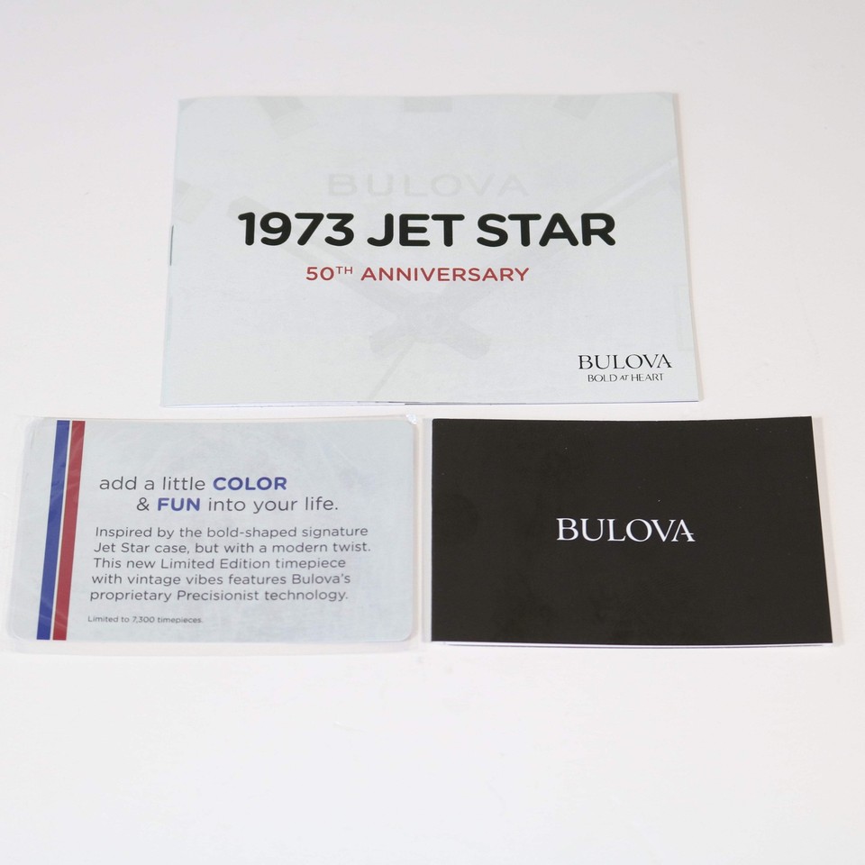 Bulova Jet Star Limited Edition 1973 Stainless Steel Silver Dial Men's ...