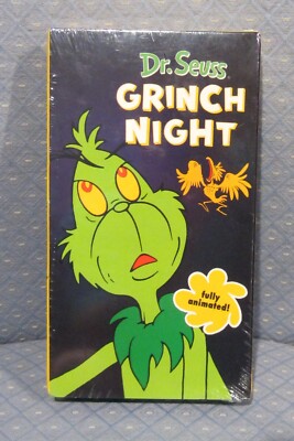 Dr Seuss Grinch Night VHS Brand new sealed RARE! | eBay