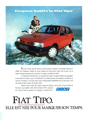 publicité Advertising 1023 1990 Fiat Tipo née pour marquer son temps | eBay