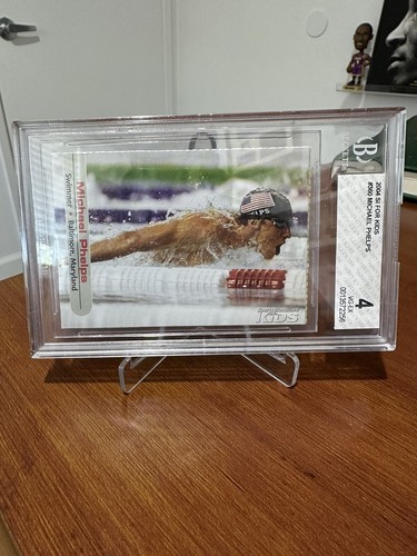 2004 Sports Illustrated for Kids #360 Michael Phelps Rookie Card BGS 4 ...