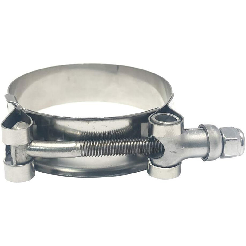 4 x 4" Inch T-Bolt Hose Clamp Stainless Steel For 103mm Intake Turbo ...