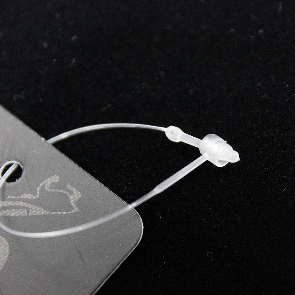 5" Tagging Ties Snap Lock Pin Clothing Loop Tag Lines Label Tie ...