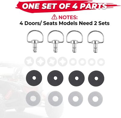 Roof Screw Quarter Turn Dutz Bolt Fastener Kit for Can Am Maverick X3 ...