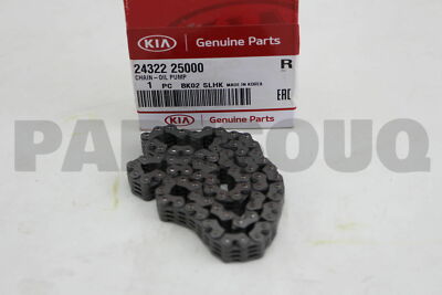 2432225000 Genuine Hyundai / KIA CHAIN-OIL PUMP | eBay