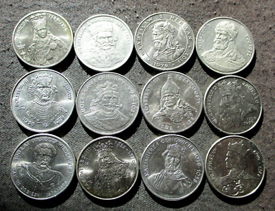 SET OF TWELVE COINS OF POLAND - POLISH MONARCHS SERIES | eBay