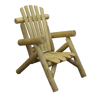 Lakeland Mills Cedar Log Lounge Chair Natural | eBay