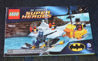 76010 INSTRUCTION BOOKLET & ORIGINAL STICKERS ONLY Set # 76010 ~ Lego ...