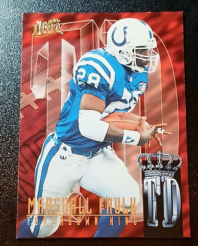 1995 FLEER ULTRA TOUCHDOWN KINGS #1 - MARSHALL FAULK - INDIANAPOLIS ...