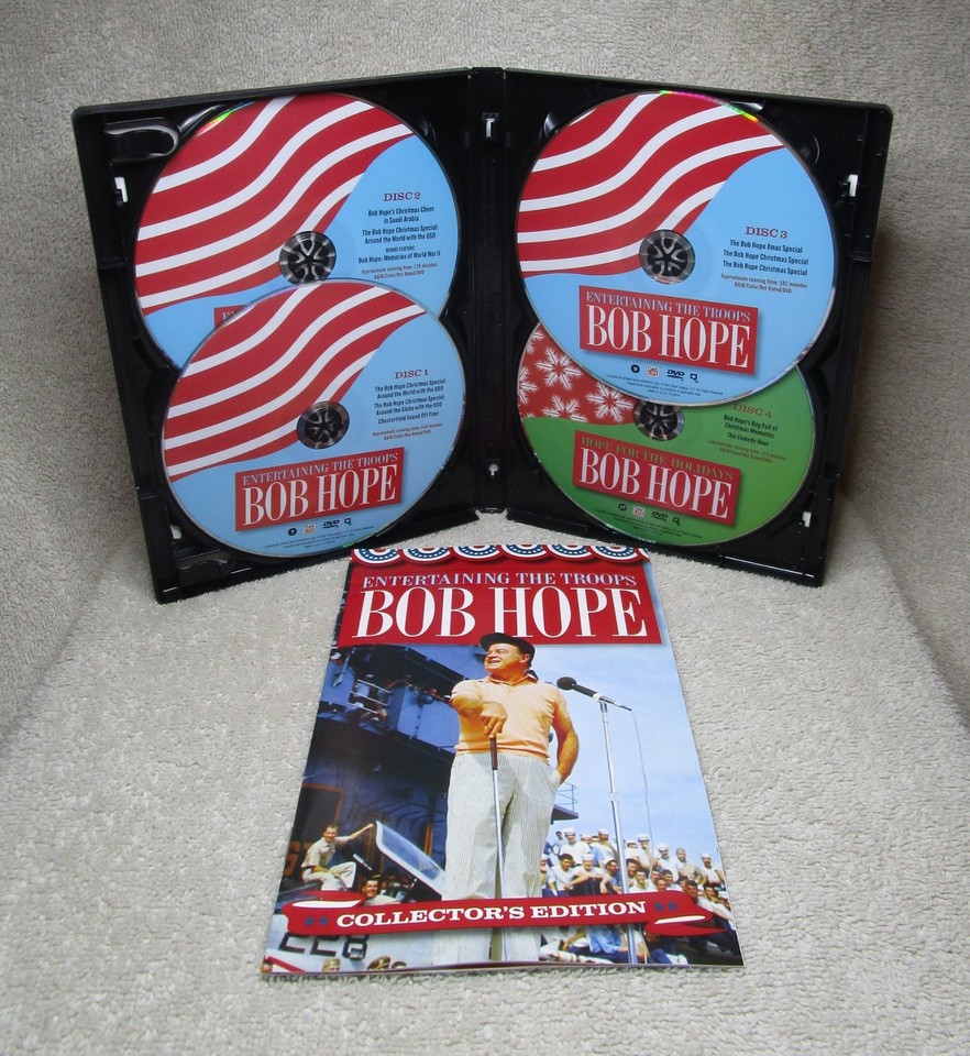 Entertaining the Troops BOB HOPE Official Time Life US 4 Disc DVD Set ...