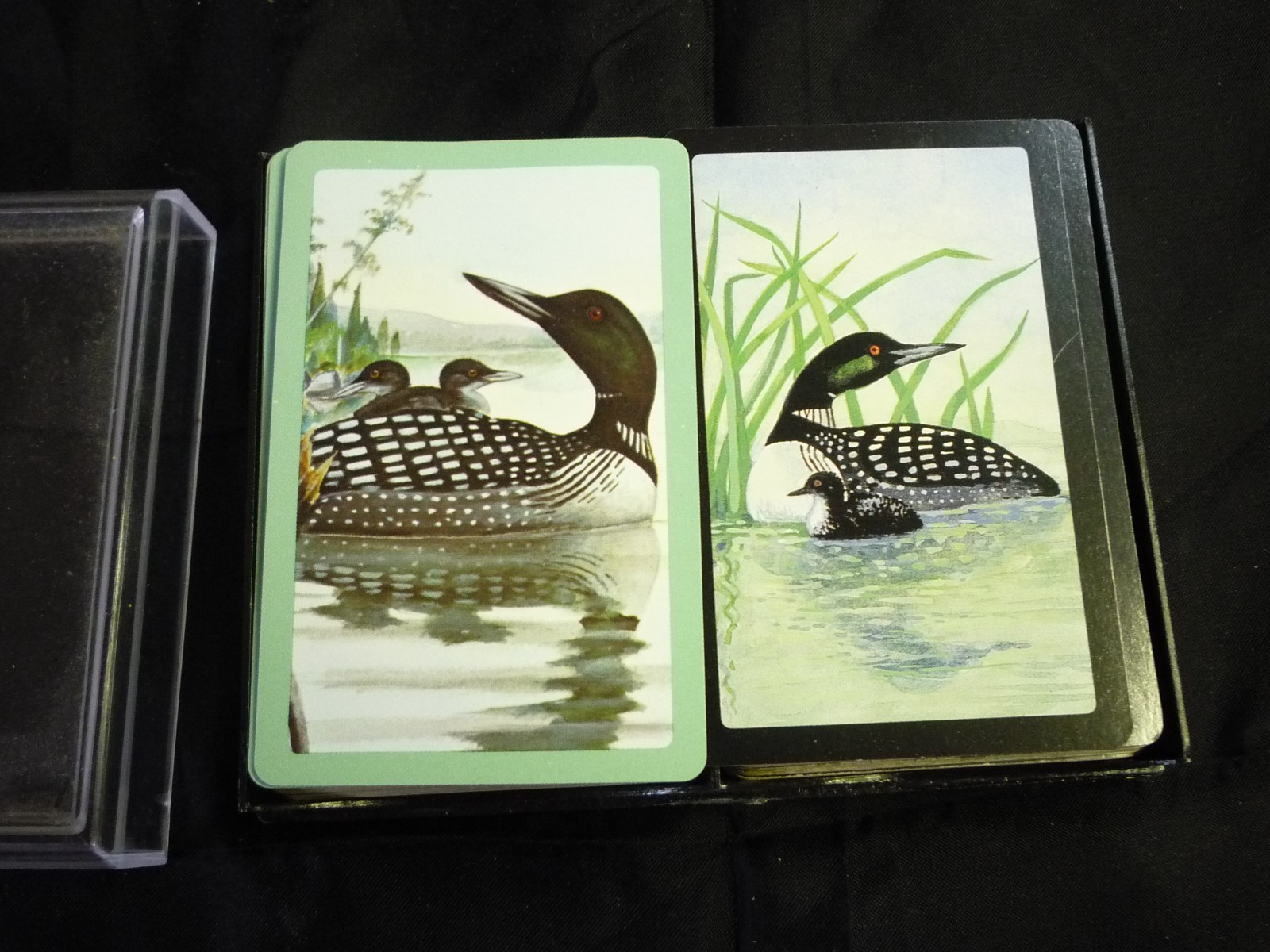 Vintage 2 decks Large Print Playing Cards with Ducks on the front | eBay