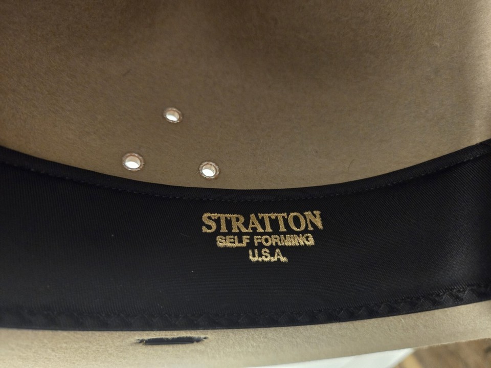 STRATTON HAT S40 /TROOPER/SHERIFF/ POLICE/RANGER/TAN BEIGE FELT HAT SZ ...