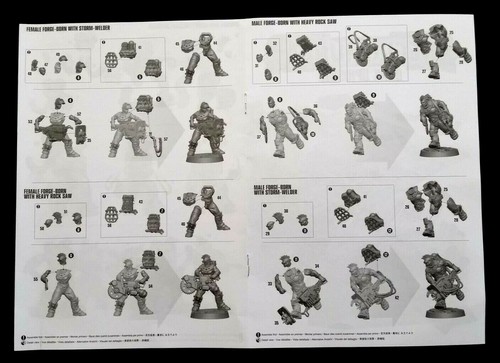 Goliath Gang 2 Forge-born Necromunda Warhammer 40K Kill Team Stimmers ...