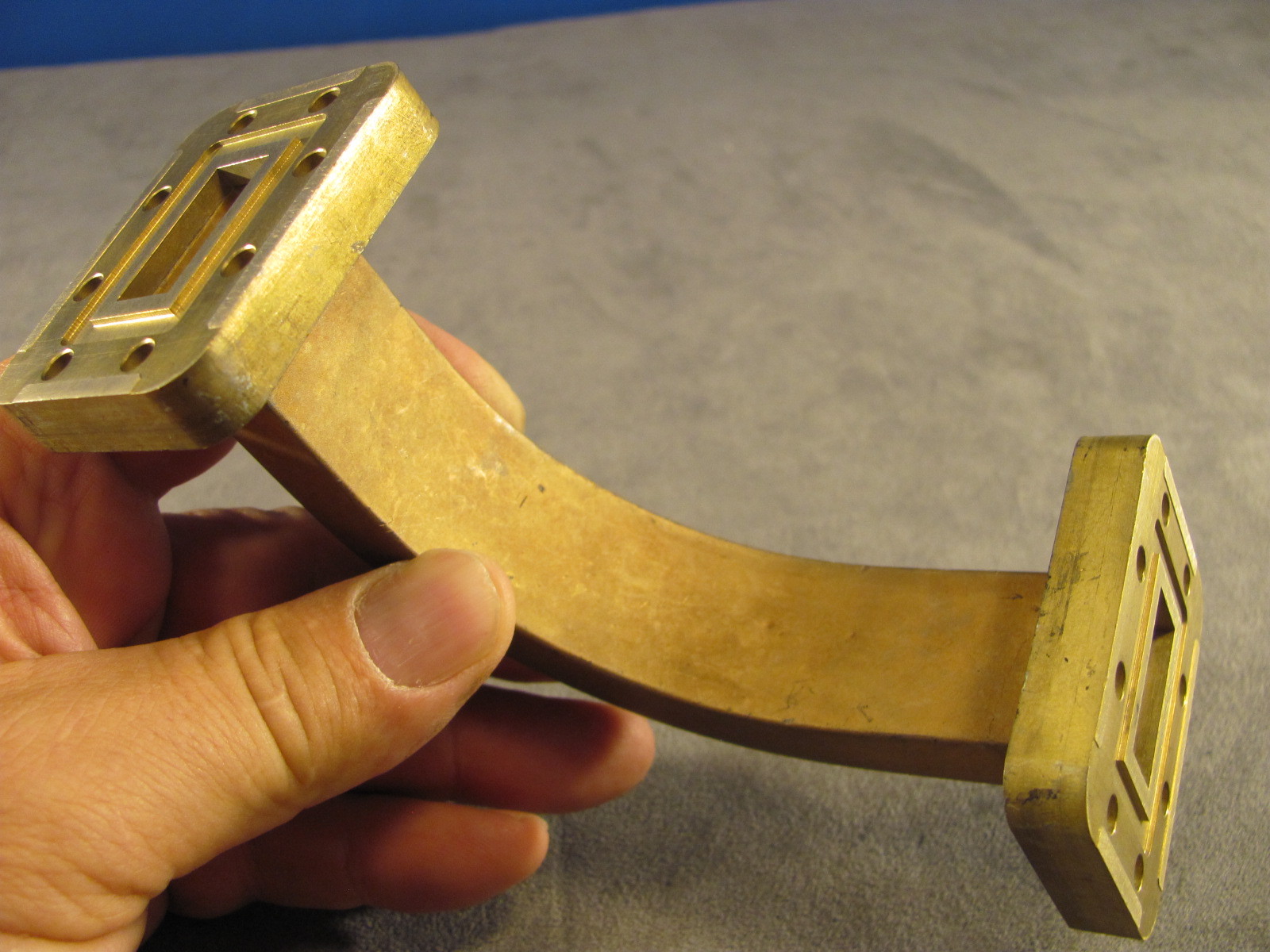 Waveguide WR90 X-Band Sweep E-bend (A)3.50"x(B)3.50" CPRG both ends | eBay