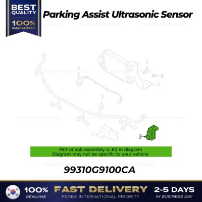 ⭐Genuine⭐ Parking Assist Ultrasonic Sensor 99310G9100CA for Hyundai ...