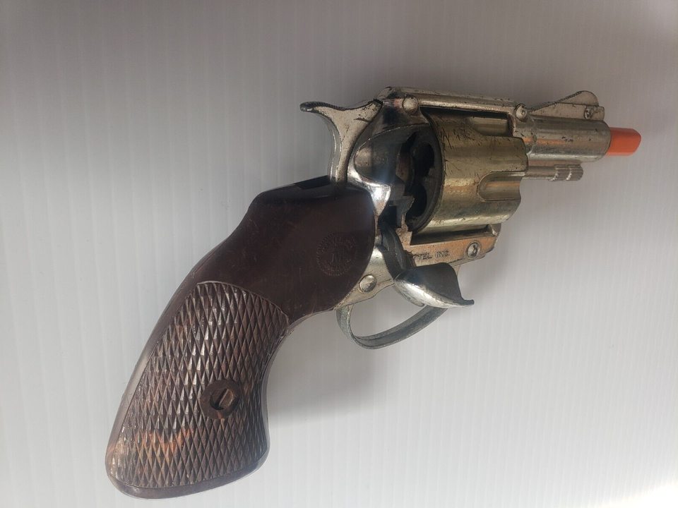 Mattel Shootin' Shell Snub Nose .38 Toy Detective Gun Brown Handle ...