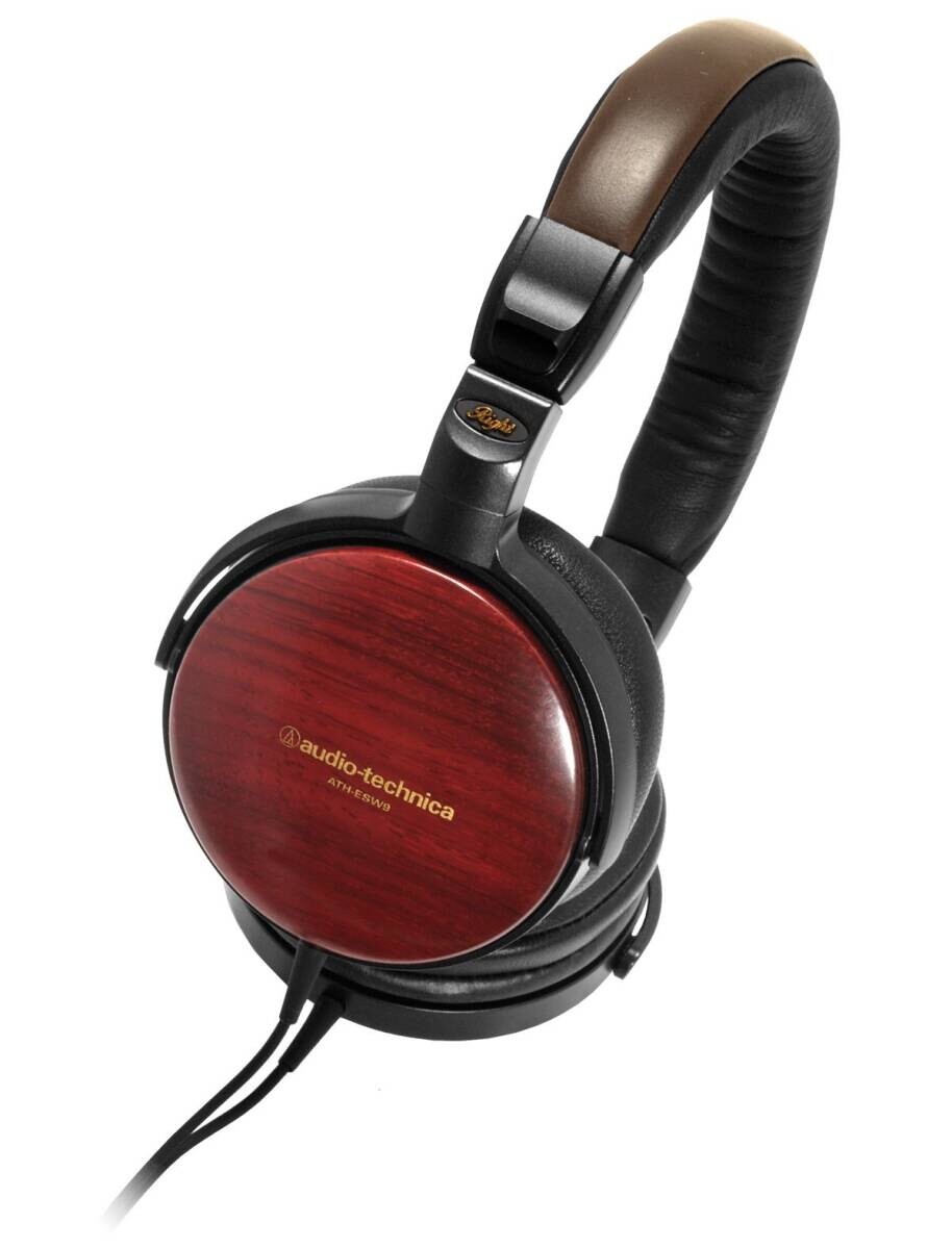 Audio-Technica ATH-ESW950 Headphones Used Wooden Headphone Audio-Technica ATH-ESW950 Headphones Used Wooden Headphone