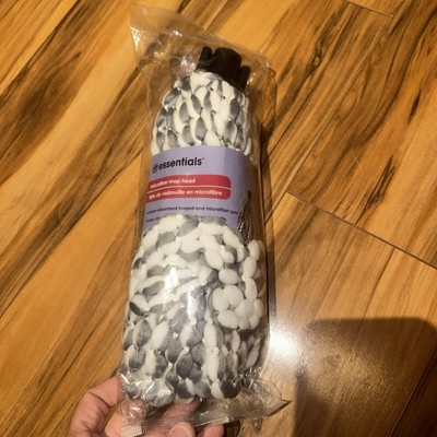 Essentials Microfiber Mop Head Super Absorbent Looped End Microfiber ...