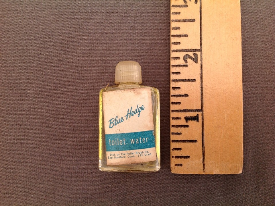 Vintage Blue Hedge Mini Perfume Sample Bottle | eBay