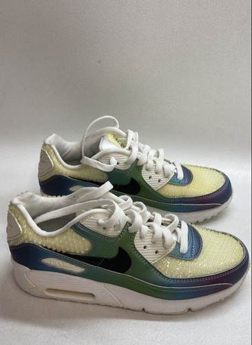 Nike Air Max 90 Bubble Pack Iridescent Youth Sneaker Size 5.5Y COA | eBay