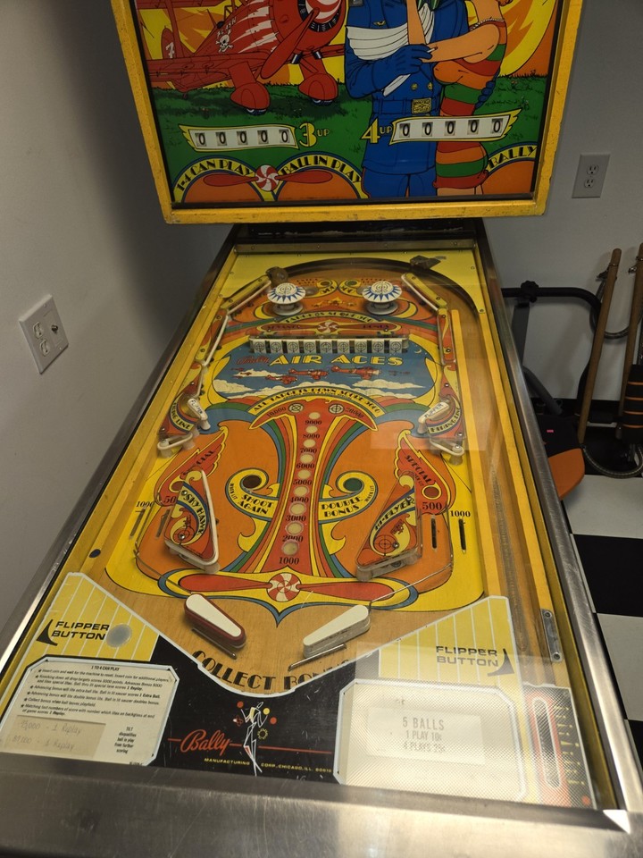 Aces Pinball Machine | eBay