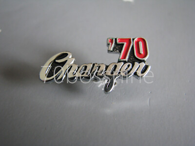 1970 DODGE CHARGER FENDER EMBLEM SCRIPT STYLE AUTOMOTIVE HAT PIN LAPEL ...