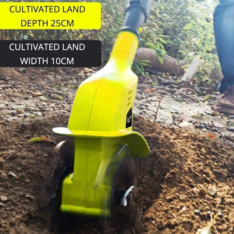 20V Electric Weeder Ripper Handheld Micro Tiller Hoe Rotary Tiller ...