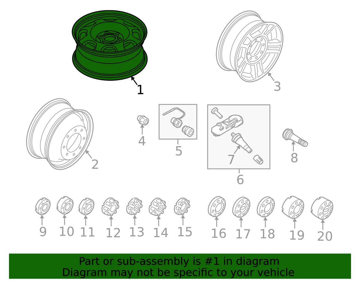 2011-2022 Ford Wheel, Steel BC3Z-1015-D, 54% OFF