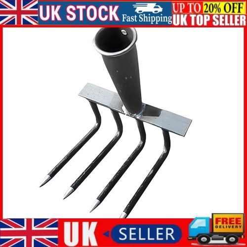 High Carbon Steel Nail Rake Weeding Rake Loose Soil Rake Farm Tools(4 ...