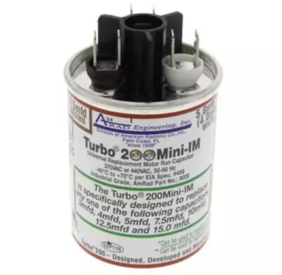 TURBO® 200 Mini Round Universal 2.5 - 15 Mfd Motor Run Capacitor | eBay