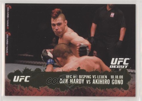 2009 Topps UFC Round 2 - UFC Debut Gold #107 Dan Hardy, Akihiro Gono ...