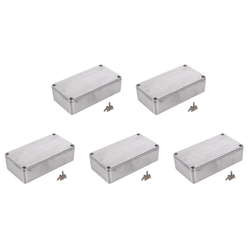 2X(5X Diecast Aluminium Electronics Project Box Case Enclosure ...