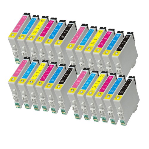 24 Ink Cartridge For Epson Stylus Photo R200 R220 R300 R300M R320 R330 ...