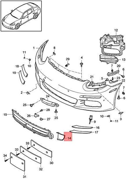 Porsche 970505543031E0 Genuine OEM Cover for sale online | eBay