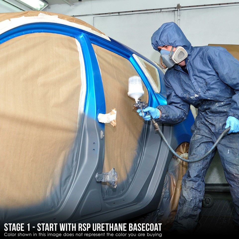 Inferno Orange Pearl Metallic 1 Gallon URETHANE BASECOAT Car Auto Body ...