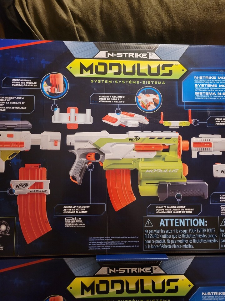 NERF N-STRIKE MODULUS SYSTEM HASBRO ULTIMATE PACK LOT OF 2 | eBay