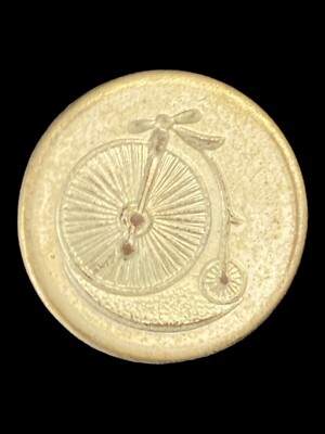 RARE Antique 19th C. Penny Farthing Bicycle Club Original Button | eBay
