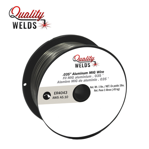 Aluminum ER4043 MIG Welding Wire .035" (0.9mm) 1-Lb Roll | USA PACK | eBay