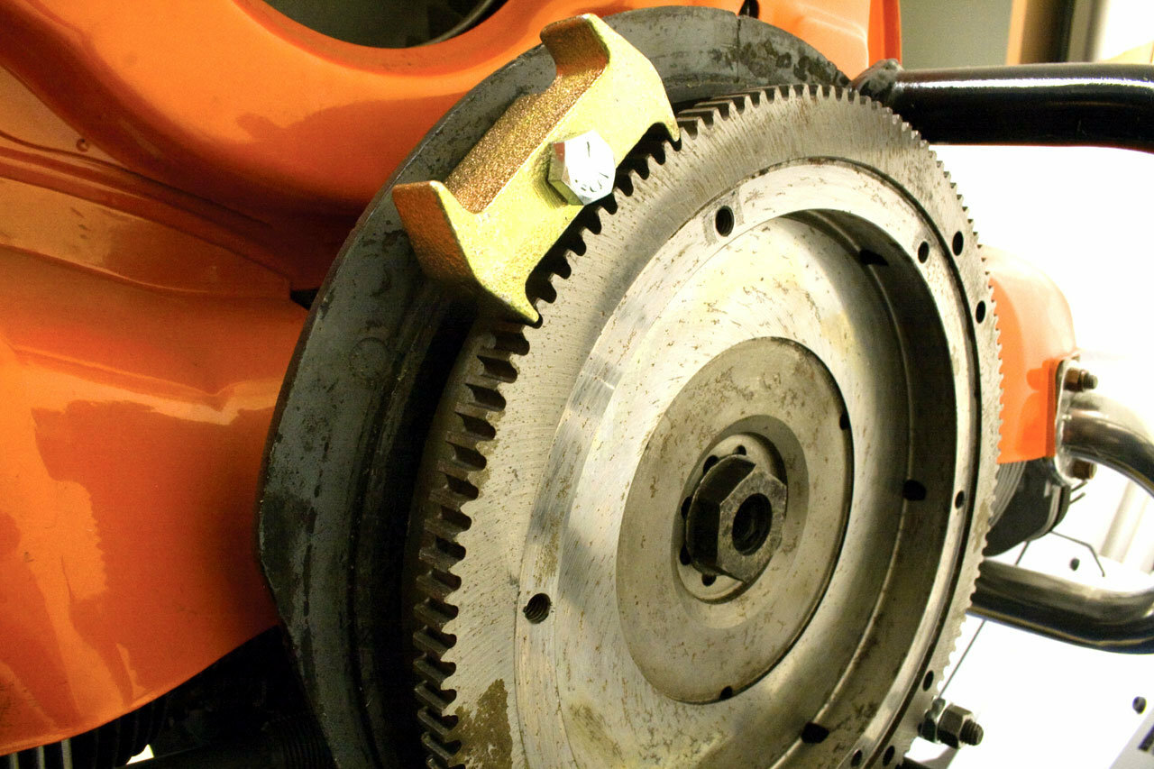 VW TYPE 1 3 AS41 36HP 40HP 1600 ENGINE AIR COOLED FLYWHEEL LOCK TOOL 6 ...